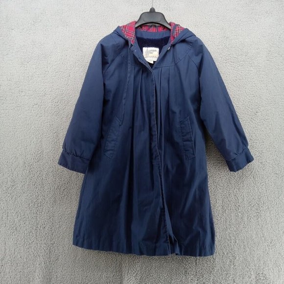 London Fog | Jackets & Coats | Vintage London Fog Coat Womens Navy Blue ...